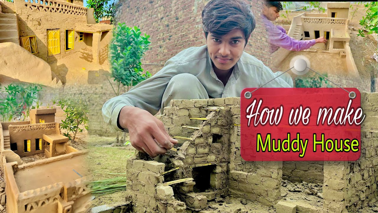 making A mini muddy House full video | Easy and Hand made - YouTube