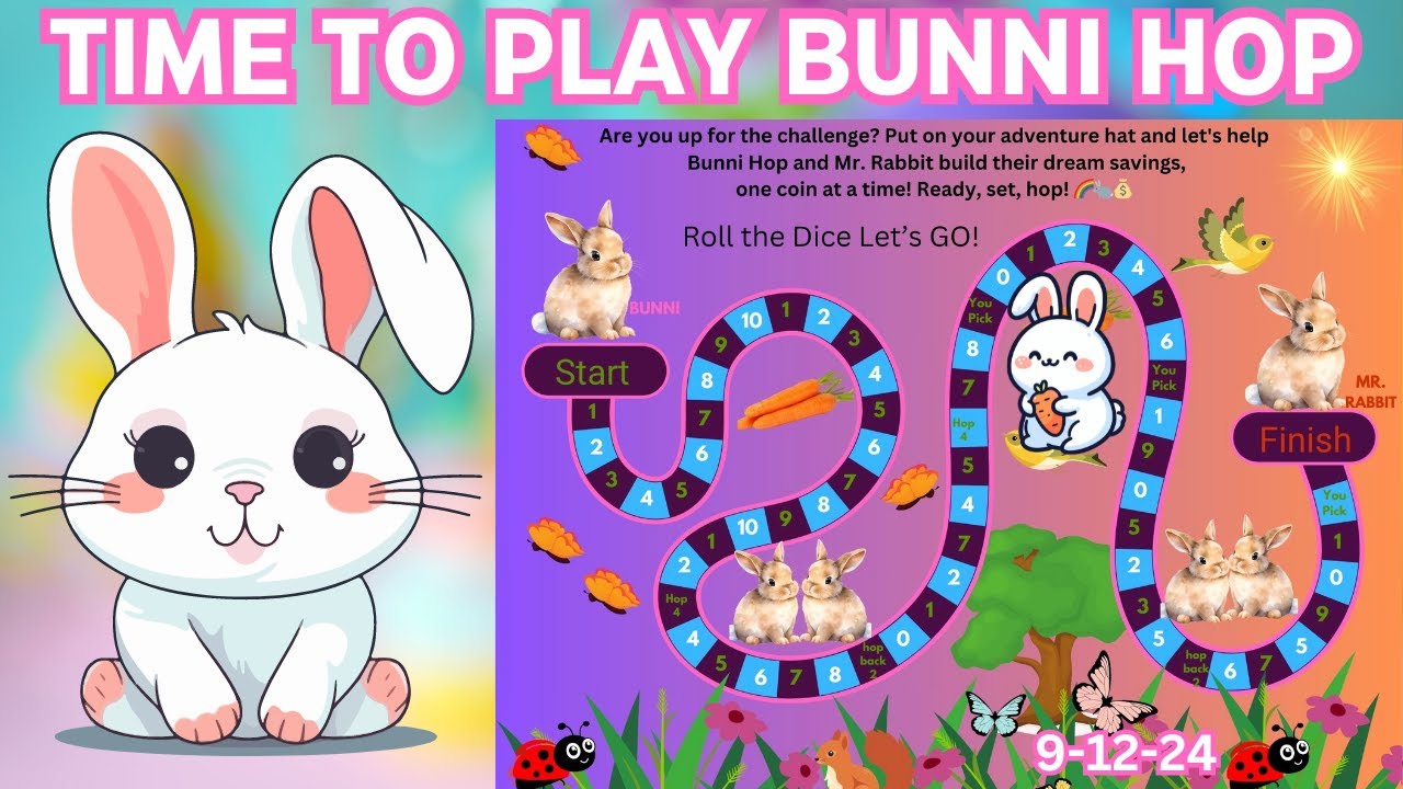 Let's Play! It's Fun & Easy! Save Money The Bunni Hop! - YouTube