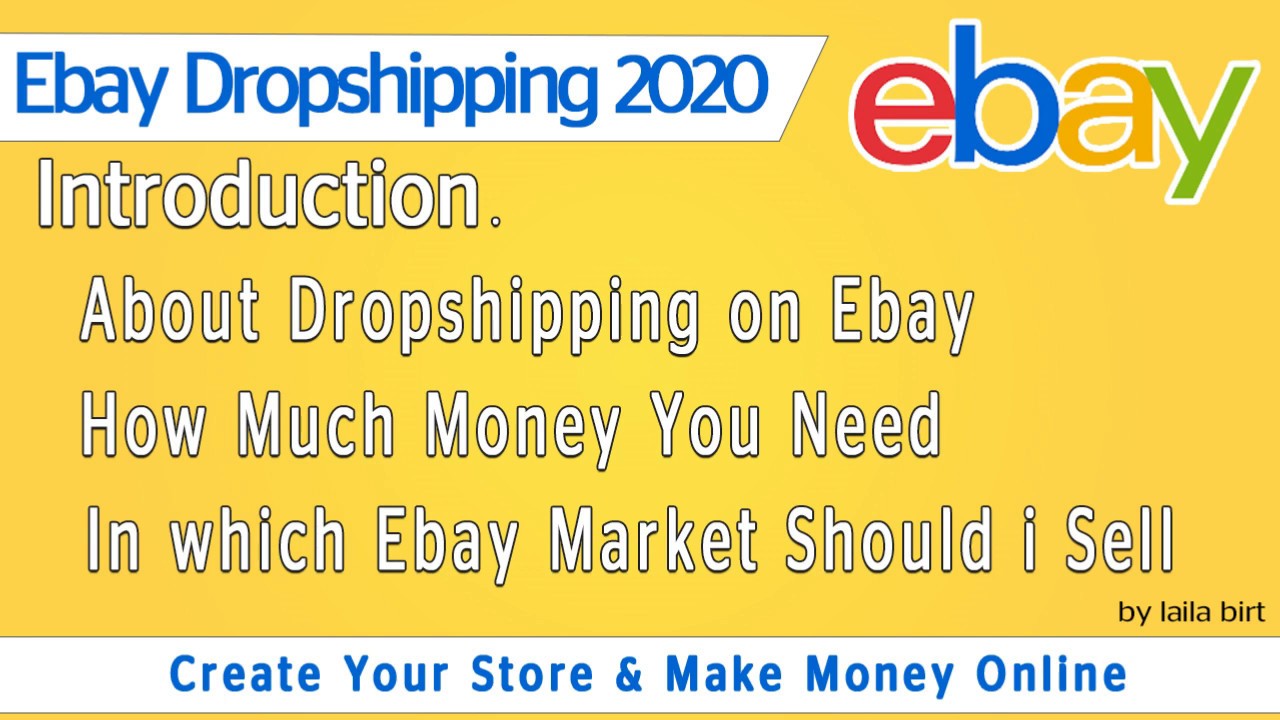 1 Introduction to ebay dropshiping - YouTube
