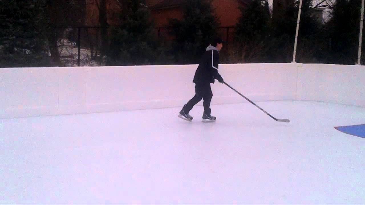 Outdoor Synthetic Ice Rink | Kwik Rink - YouTube