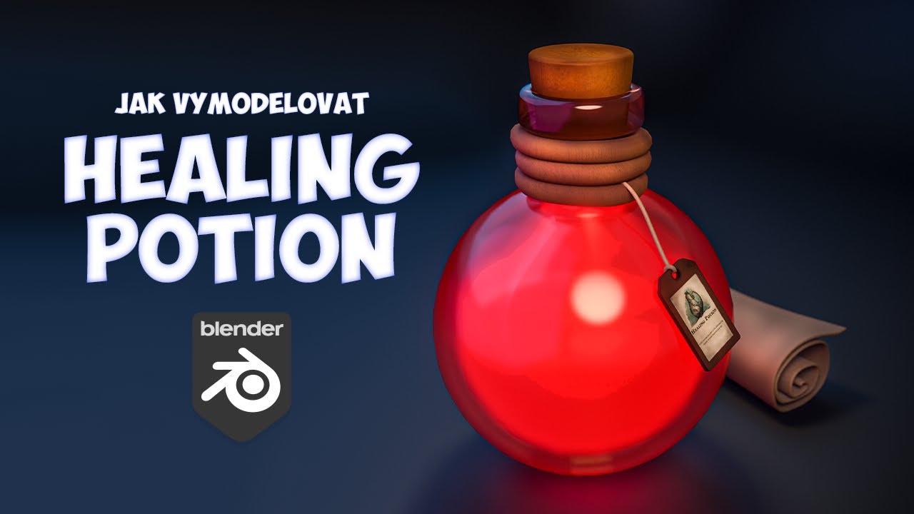 Vymodeluj si Healing Potion! | Blender - YouTube