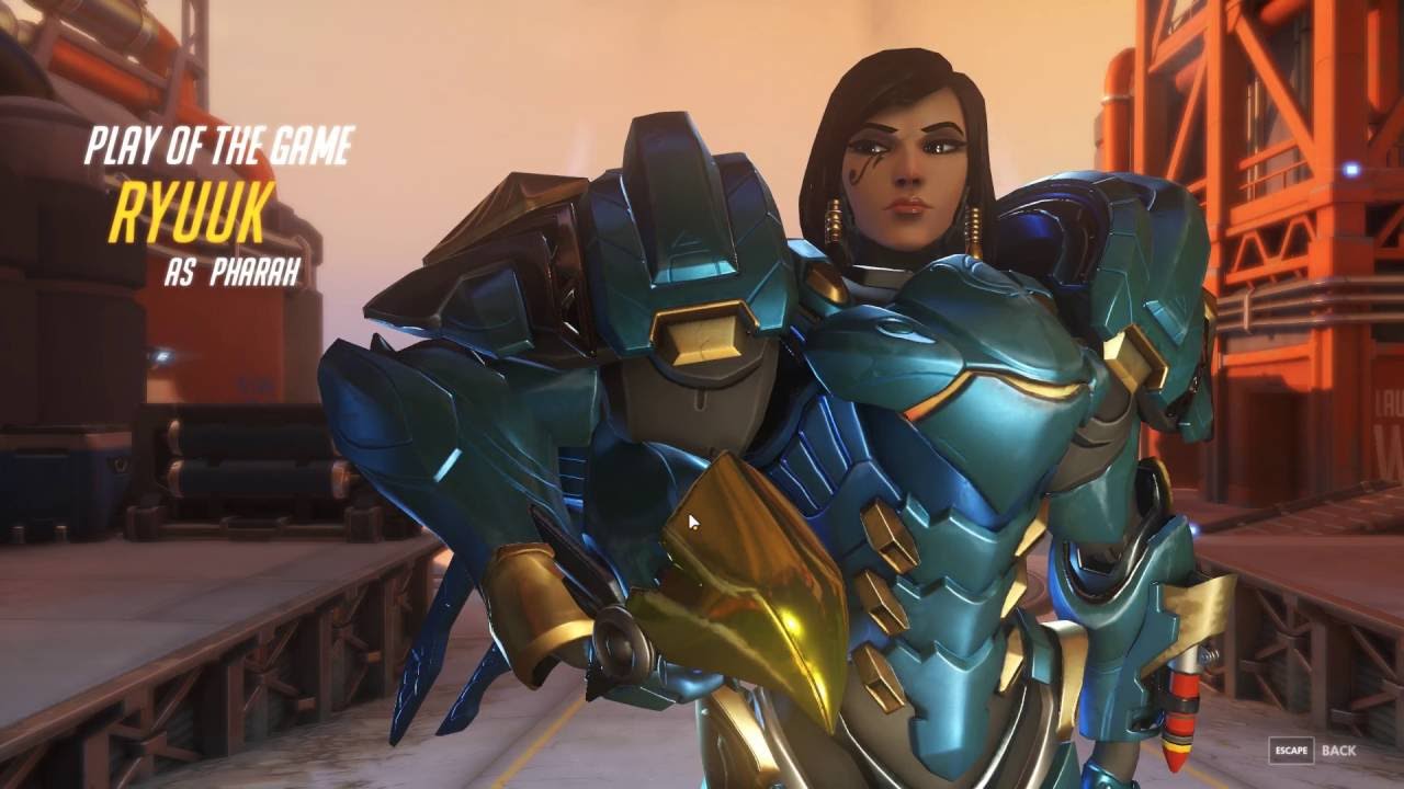 Overwatch Pharah flanking ultimate Play of the Game - YouTube