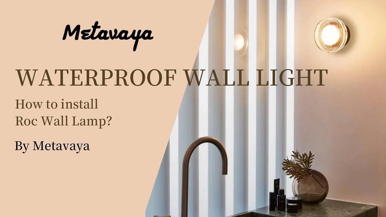 How to install Roc Wall Lamp？ - YouTube
