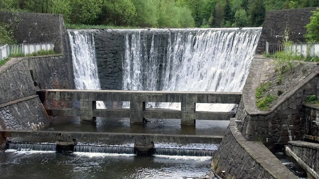 Dam / Zapora, Czernianskie Lake / Jezioro Czerniańskie, Wisła, Poland ...