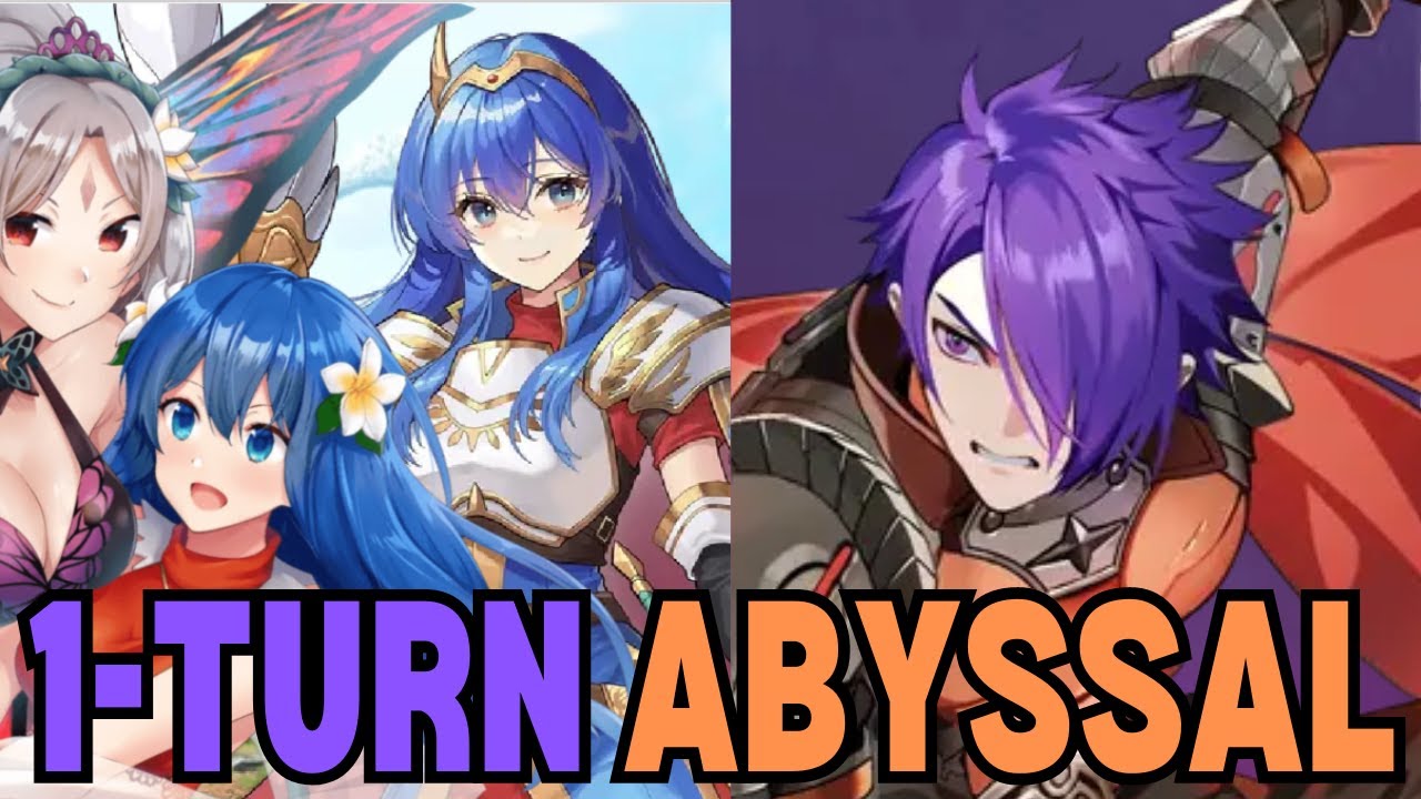 Legendary Male Shez: ONE TURN Caeda ABYSSAL Clear【FEH】 - YouTube