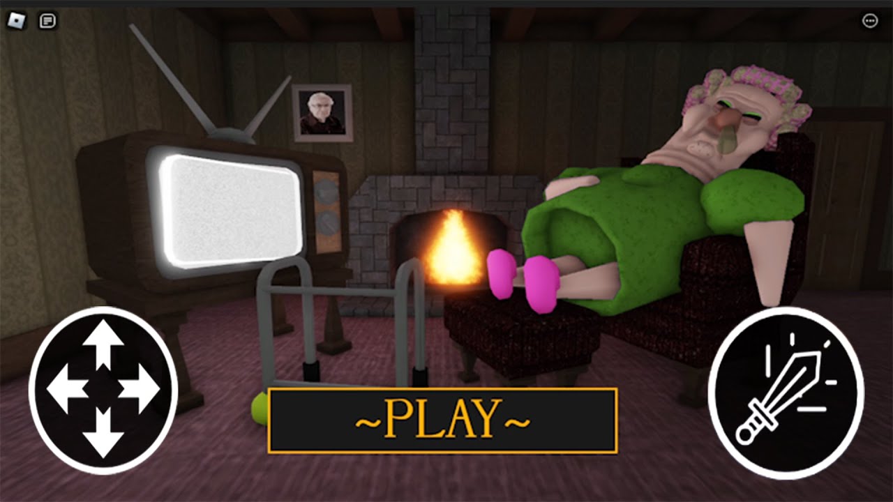 PLAYING AS GRUMPY GRAN! (SCARY OBBY) - ZOMBIE MODE - FULL GAMEPLAY ...