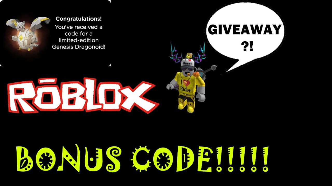 GIVEAWAY! - Robox bonus code giveaway |Roblox #40 - YouTube