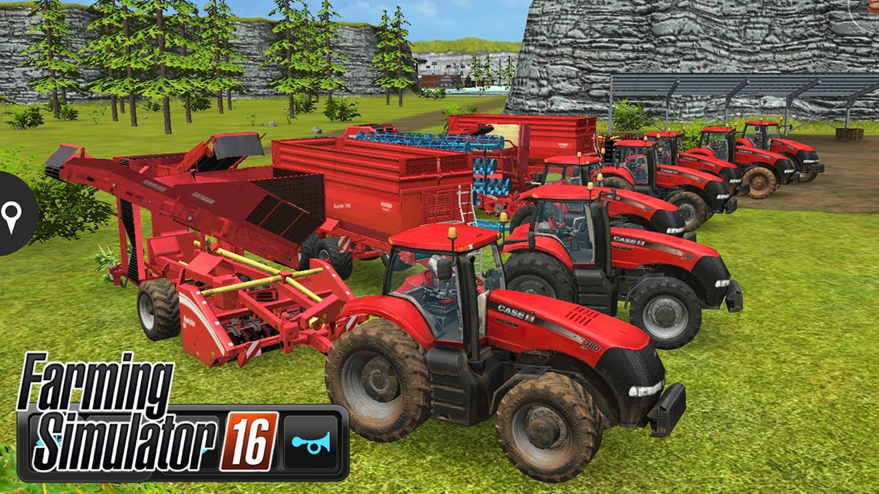 Fs16 Farming Simulator 16 - Case Tractors Timelapse #50 - YouTube