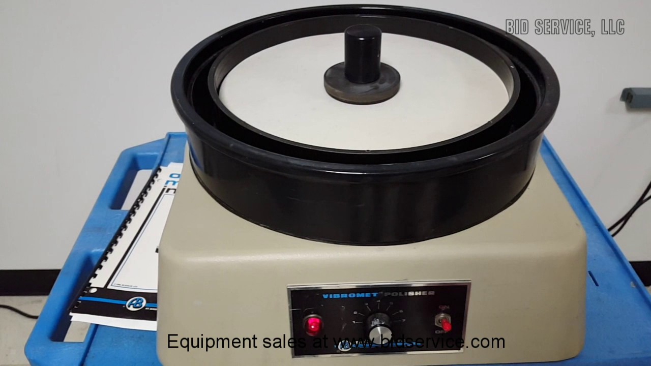 Buehler Vibromet Polisher #61037 - YouTube