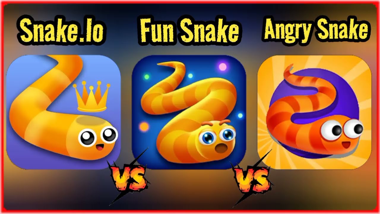 Snake.Io Vs Angry Snake Vs Fun Snake Master 3D Game Comparison! - YouTube