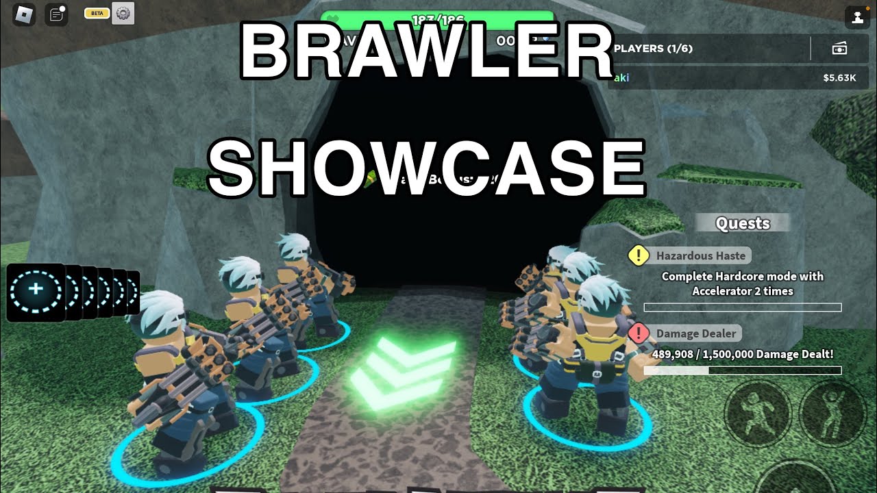 BRAWLER SHOWCASE - Tower Defense Simulator ROBLOX - YouTube