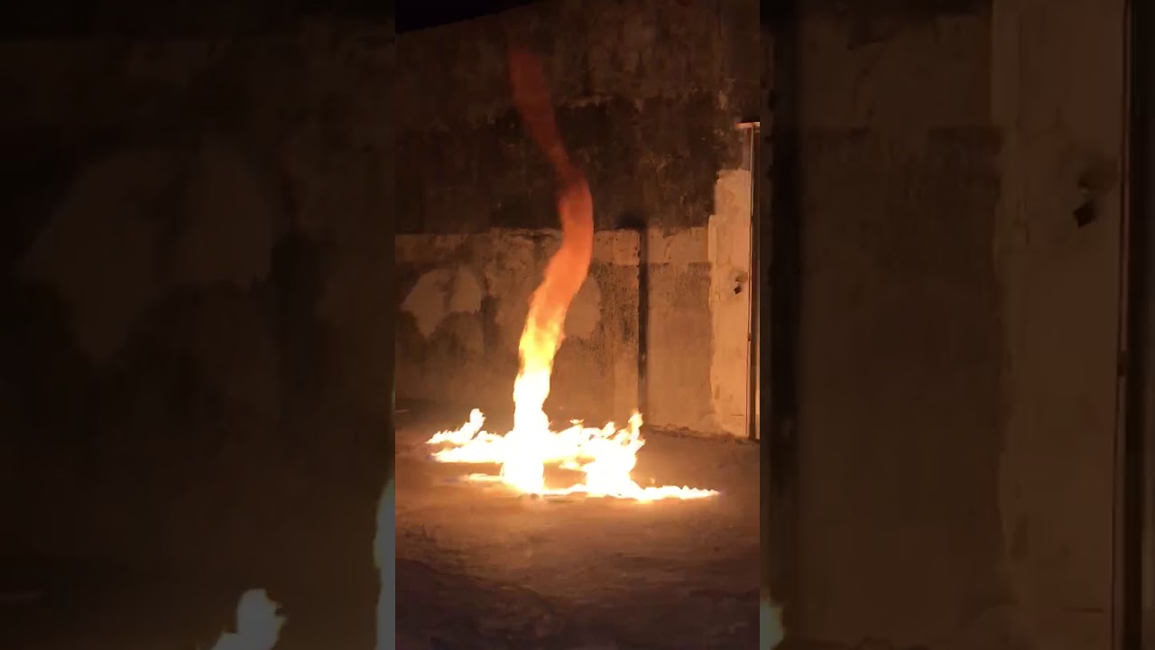 fire tornado - YouTube