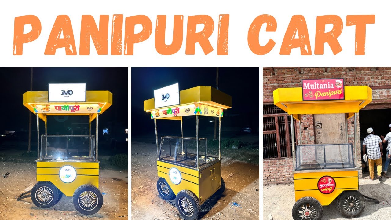 Panipuri cart new design order now 9368275157 - YouTube