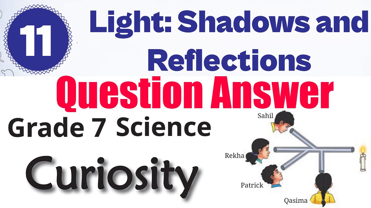 11. Light: Shadows and Reflections (Question Answer) | Grade 7 Science ...