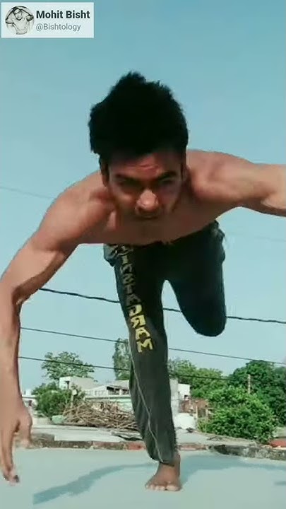 Handstand Clap pushup | Mohit Bisht | Calisthenics India - YouTube