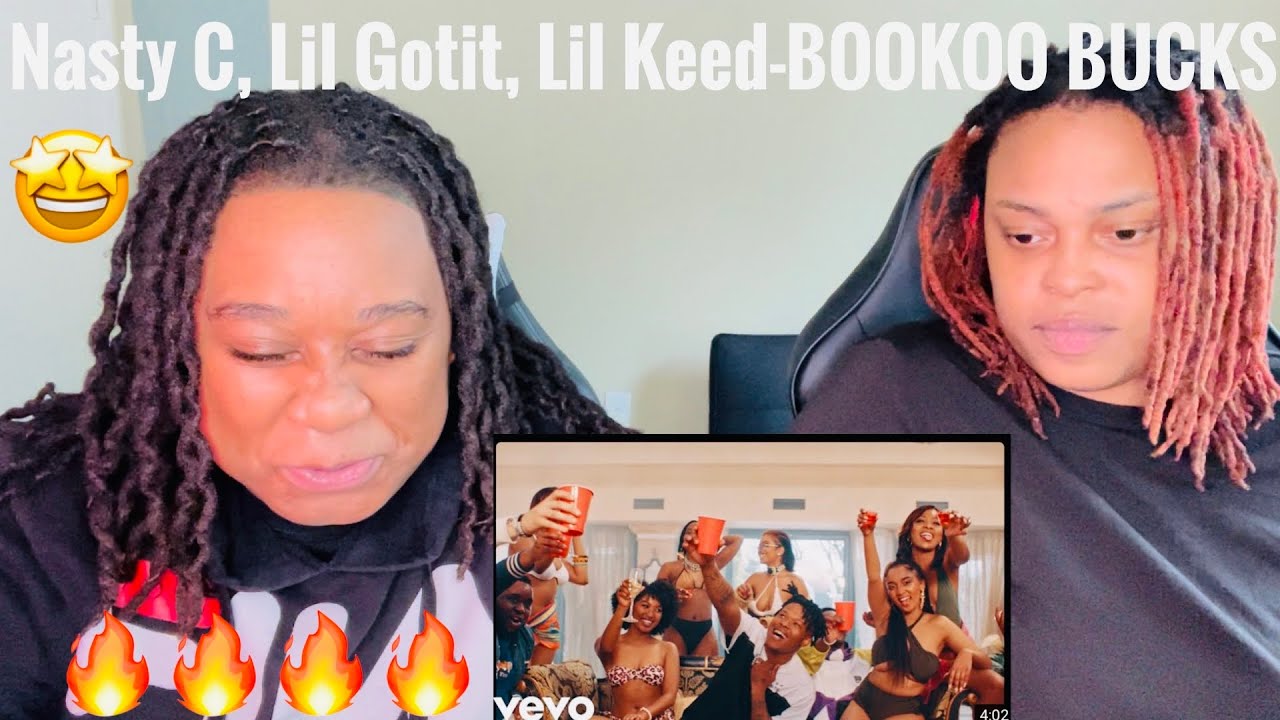 Nasty C ft Lil Gotit & Lil keed- BOOKOO BUCKS | REACTION VIDEO| - YouTube