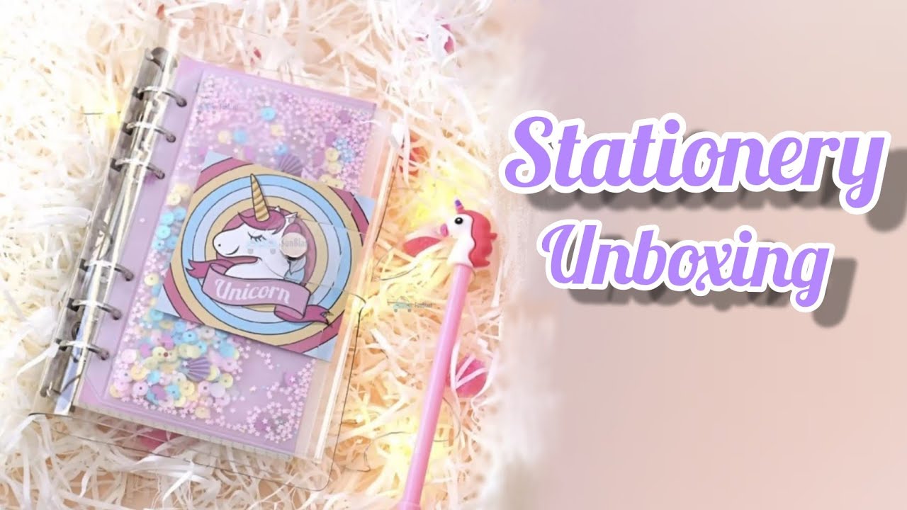My First Unboxing Video || Stationery unboxing || Stationery haul ...