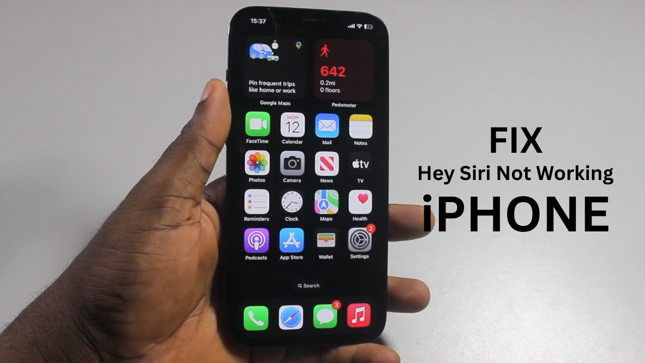 How to Fix Hey Siri Not Working on iPhone - YouTube