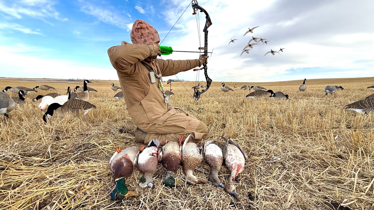 The Most Legendary Bow and Arrow Duck Hunt Ever! - YouTube