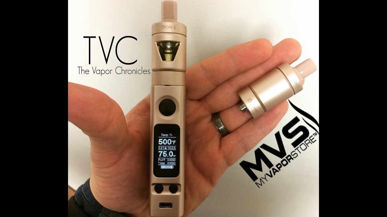 Joyetech eVic VTC mini with TRON Tank On TVC - YouTube