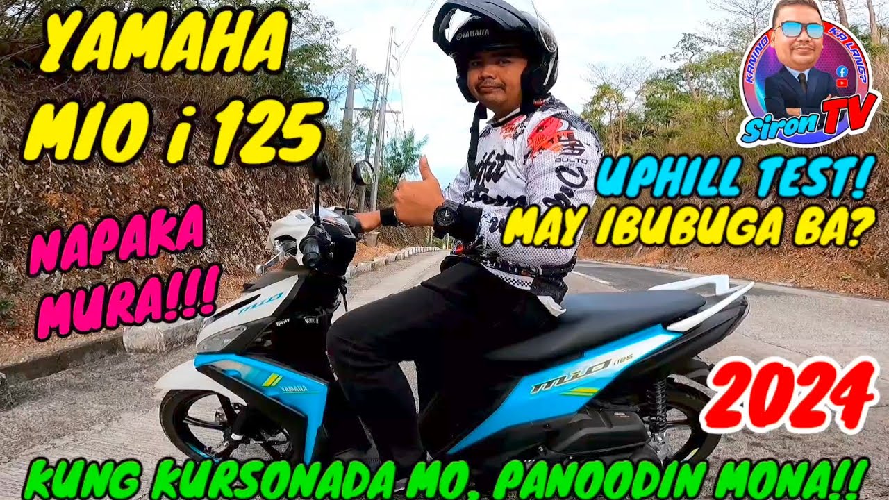YAMAHA MIO I 125 | 2024 | UPHILL TEST | PRICE | ♥️♥️♥️ - YouTube