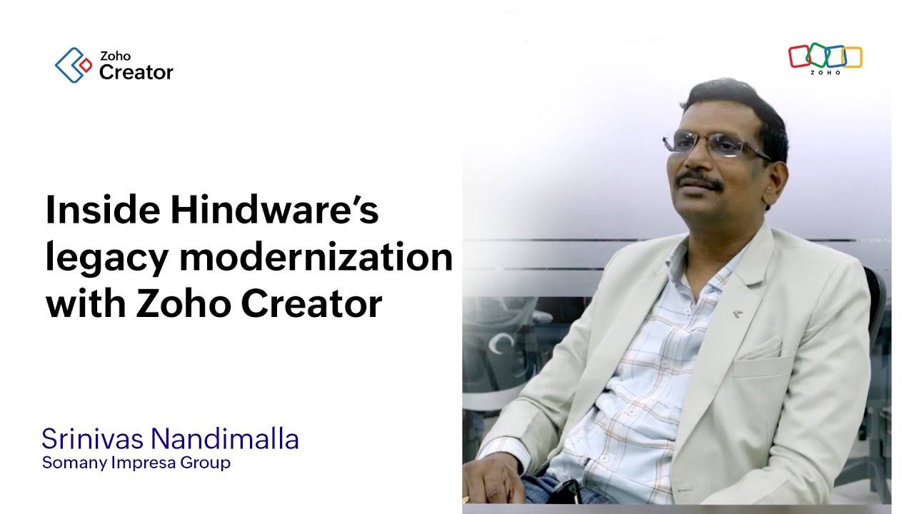 How Hindware modernized manufacturing with Zoho Creator - YouTube