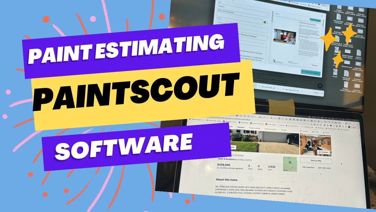 Creating a Interior estimate with paint scout - YouTube