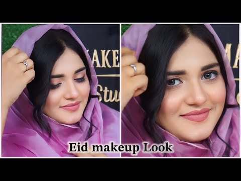 Eid Makeup Look || soft eye tutorial || makeover by rimsha || quick ...