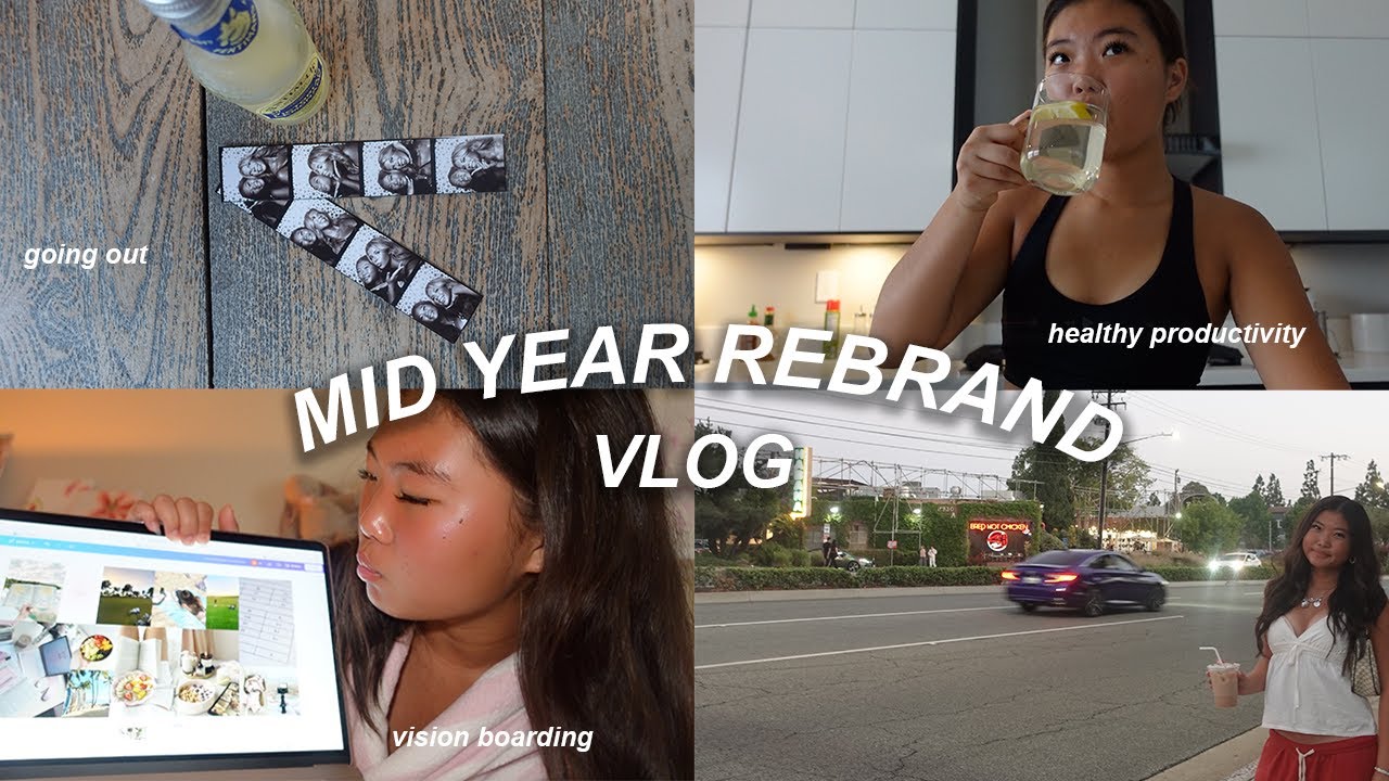 MID YEAR REBRAND VLOG | reset & healthy vlog - YouTube