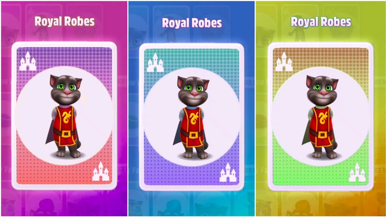 😺My Talking Tom 2 😺 Royal Robes New Tom Video 😂 Fun with Tom house 😁 ...