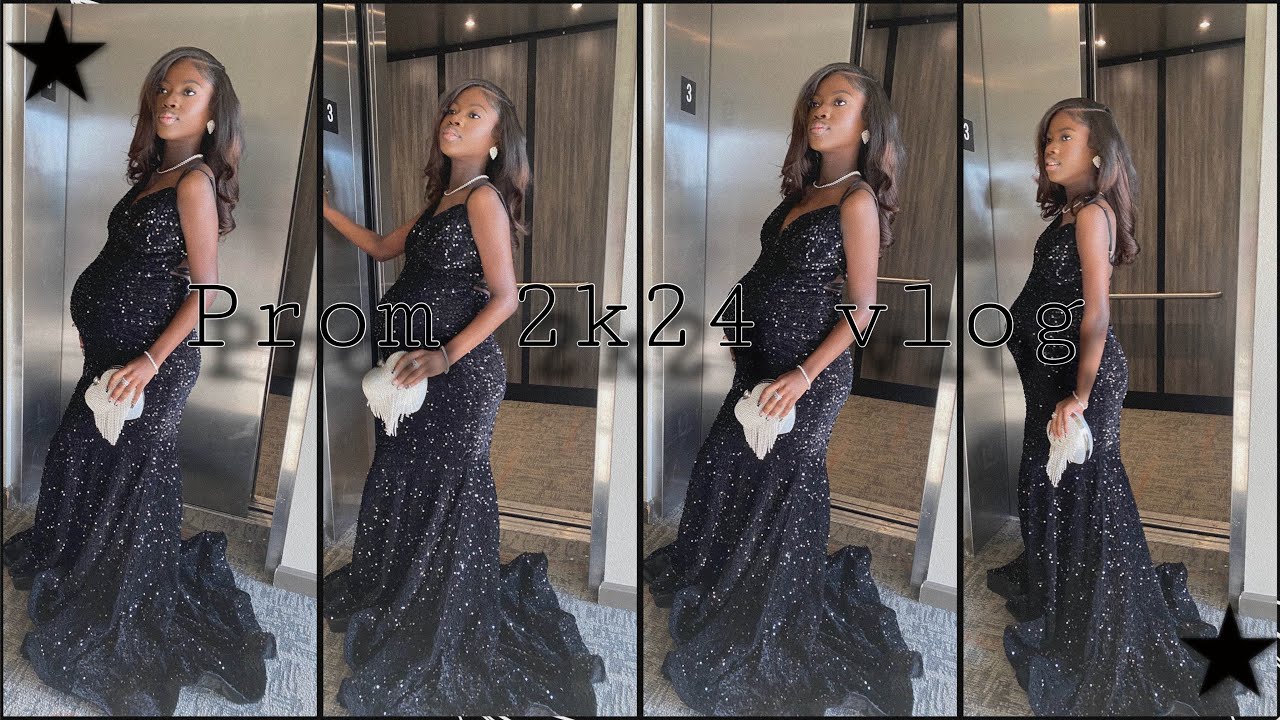 Prom 2024 Vlog🫧🖤*34 weeks pregnant* - YouTube