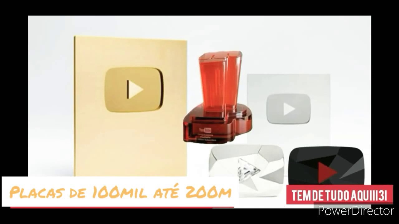 FAMOSAS PLACAS DO YOUTUBE - YouTube