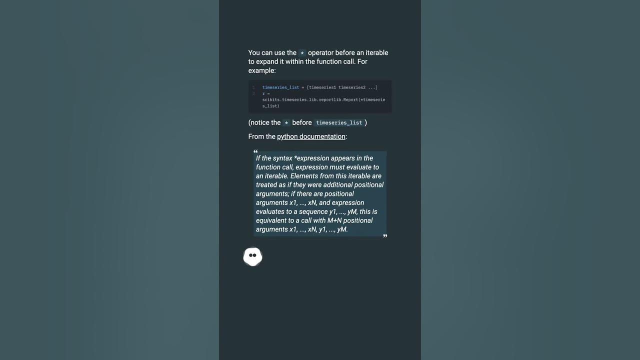 Converting list to *args when calling function #shorts - YouTube