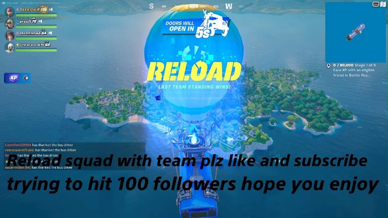 Fortnite victory royal reload squads - YouTube