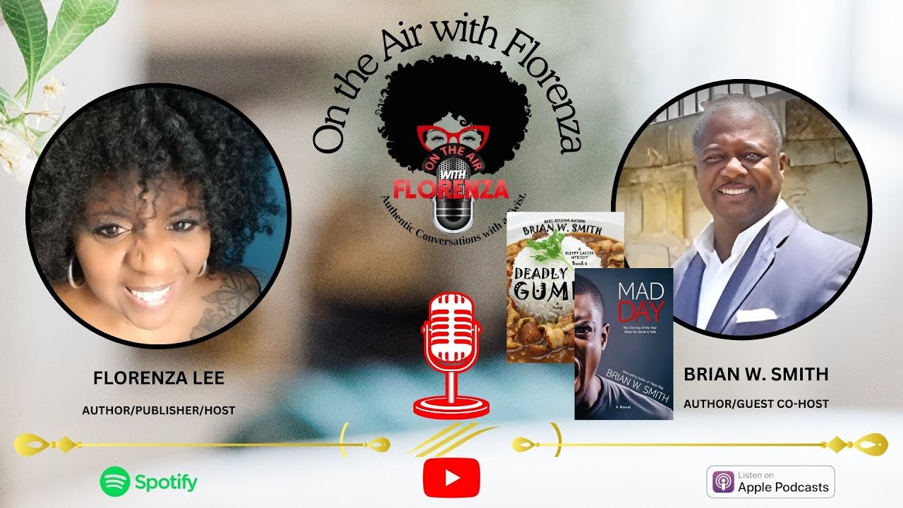Author Brian W. Smith Co Hosts On the Air with Florenza - YouTube
