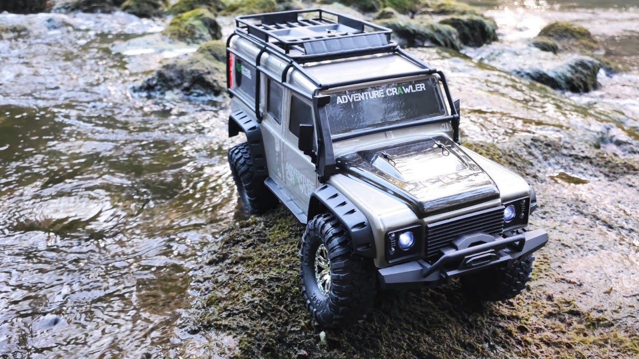 RC Crawler Reely / Land Rover Defender / Off-Road Test Drive /100€ RC ...