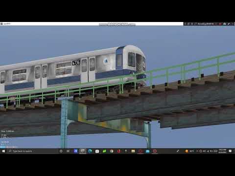 OpenBVE: R42 Pre GOH pulling into Crescent Street - YouTube