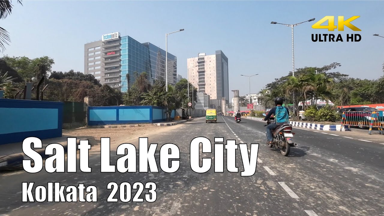 【India Drive 4K】Salt Lake City Kolkata 2023 - YouTube