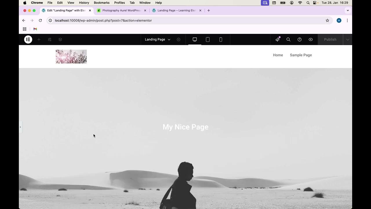 Moving Elements Above A Fixed Background Image - Learning Elementor - YouTube