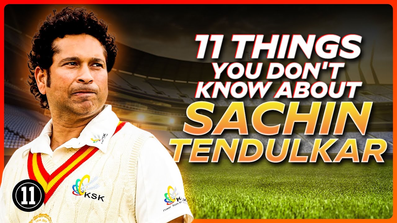 Uncovering 11 Surprising Facts about Sachin Tendulkar -- YOU WON'T ...