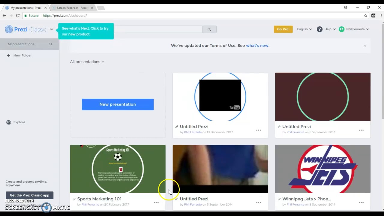 Posting your Prezi to Canvas - YouTube
