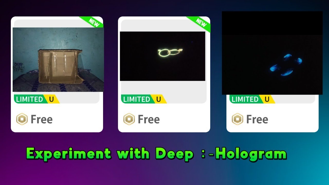 How to make hologram|subscribe|youtube - YouTube