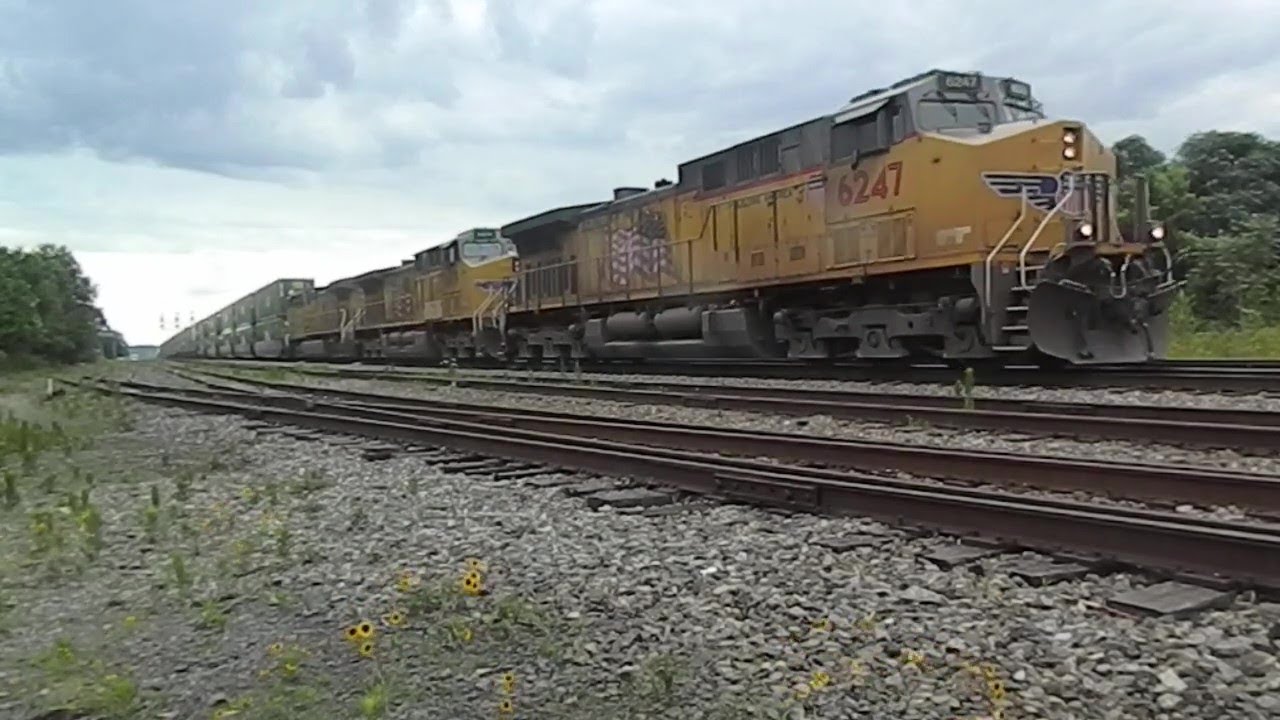 UP 6247 Leads Intermodal - 5/31/2024 - YouTube