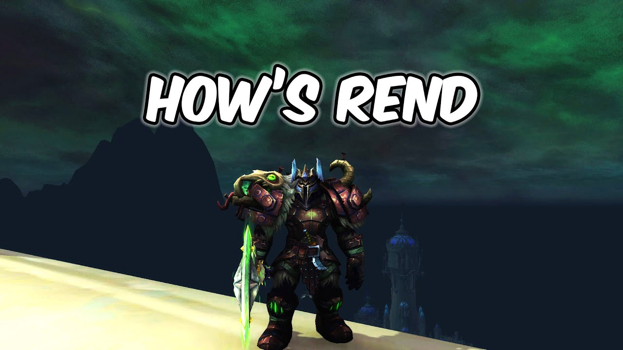 How's Rend? - Arms Warrior PvP - Wow BFA 8.1.5 - YouTube