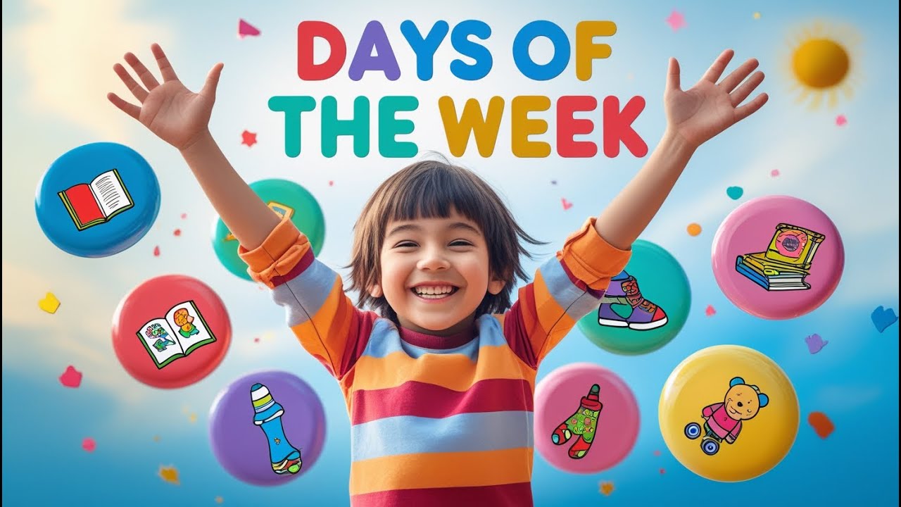Days of the Week Parade | Fun Kids Song About the Days and Activities ...