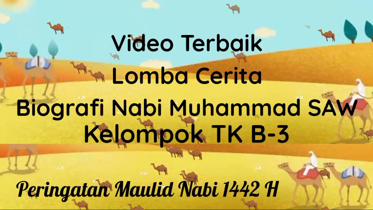 Cerita Biografi Nabi Muhammad SAW #B-3 Al Muslim - YouTube
