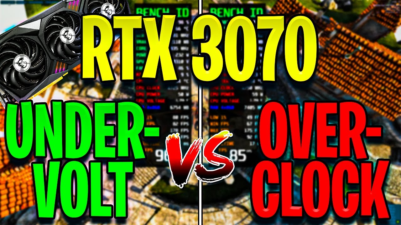 RTX 3070 Overclock VS Underolt || 3 Gpu App Benchmark - YouTube
