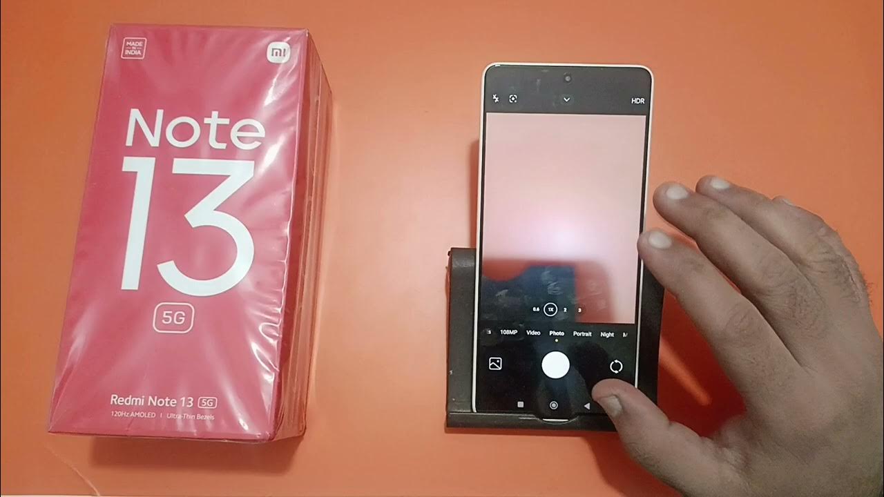 how to click photo using timer 10 second in redmi note 13, camera timer se photo khinche - YouTube