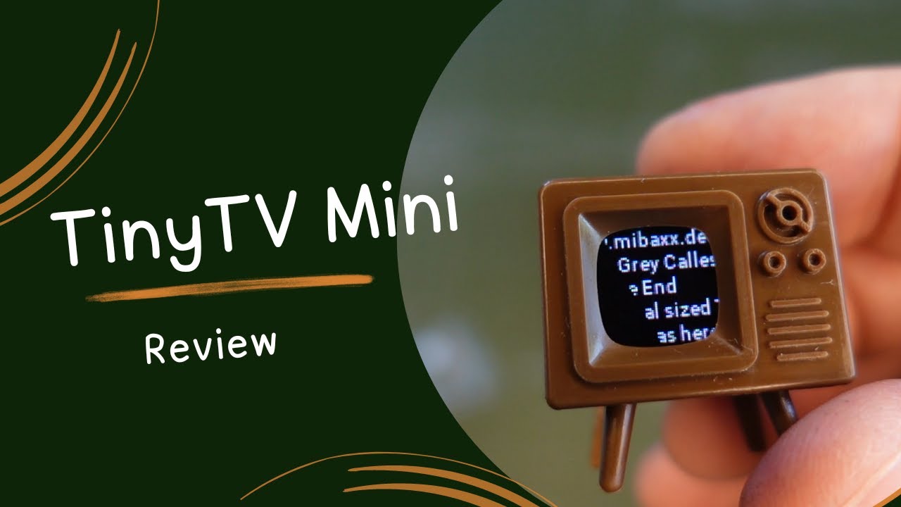 Tiny TV Mini Review - YouTube