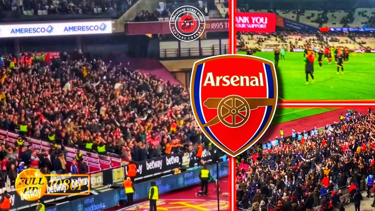🔴 ARSENAL ASHBURTON ARMY ATMOSPHERE ON FIRE DESTROY WEST HAM UNITED IN ...
